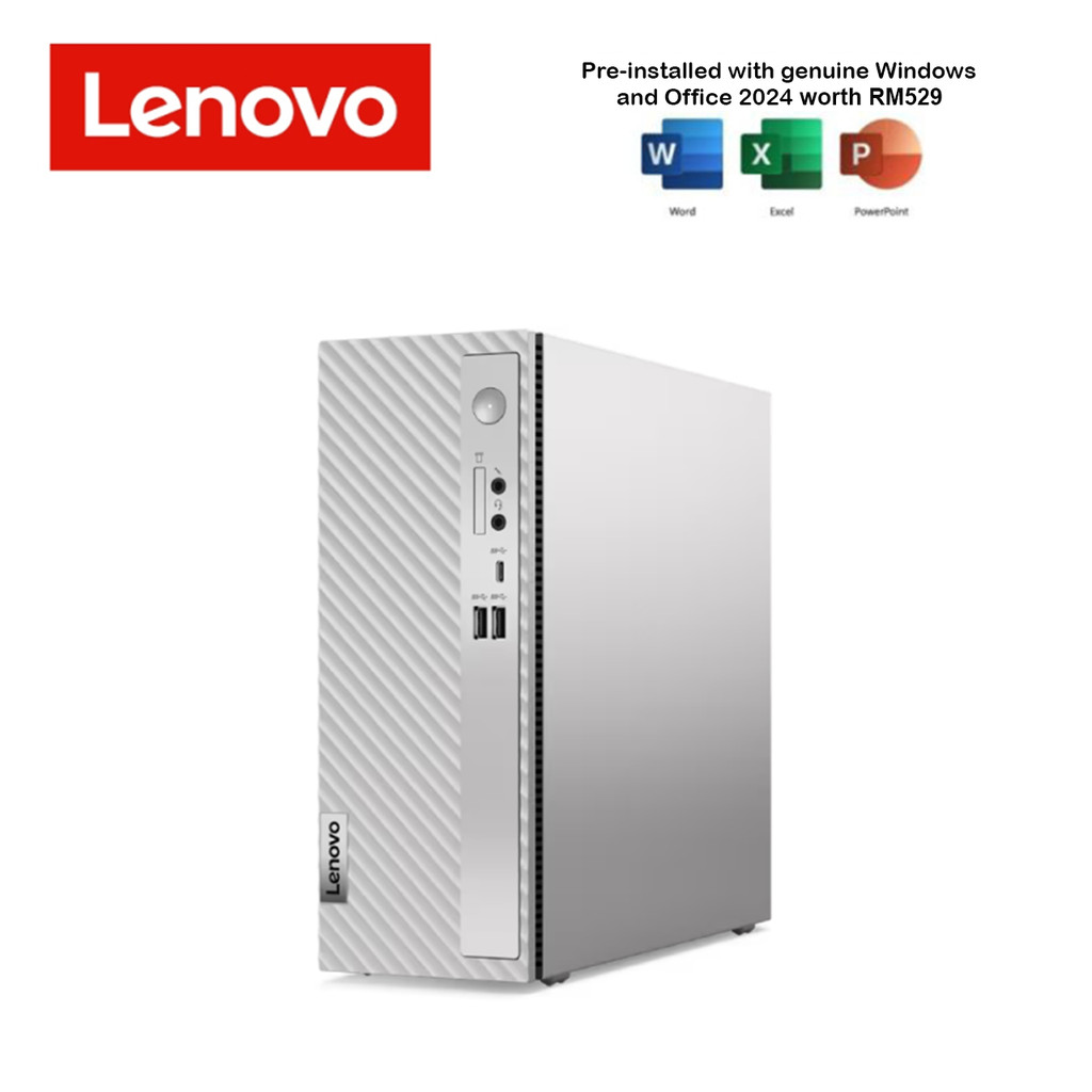 Lenovo IdeaCentre 3 07IRB8 90VT00FNMI SFF Desktop PC Cloud Grey ( i3-13100, 8GB, 512GB SSD ...
