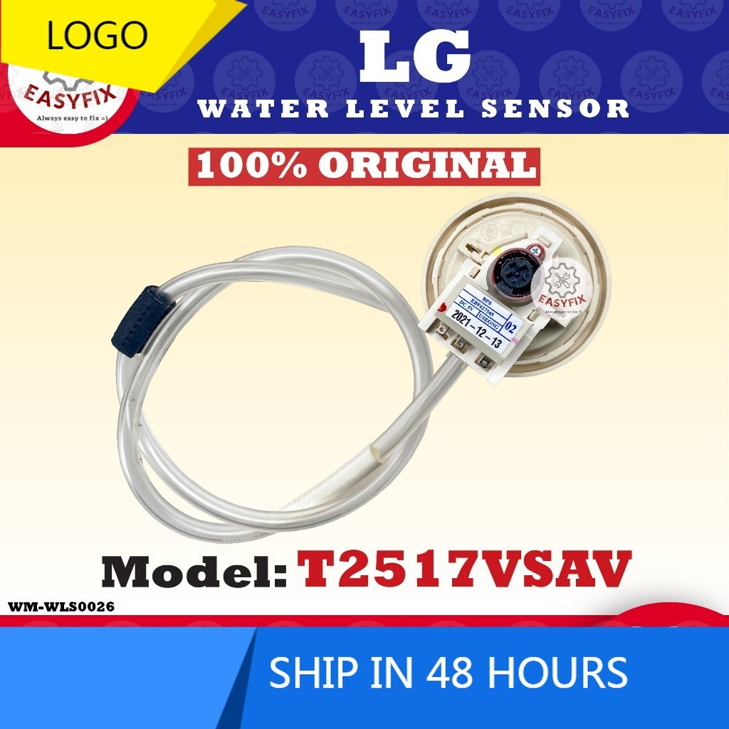 (100% ORIGINAL) T2517VSAV LG WATER LEVEL SENSOR WASHING MACHINE AIR ...
