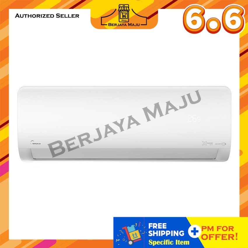 [SAVE 4.0] Midea 1.5HP R32 Inverter Xtreme Save Air Conditioner MSXS-13CRDN8 | Shopee Malaysia