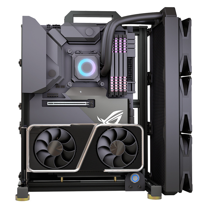 Open Chassis matx Computer Chassis Rack Aluminum Alloy atx Creative ...