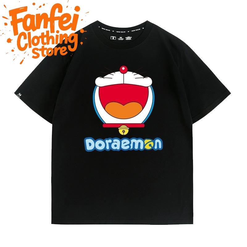(24 Hours Shipping)Fanfei New Sports Doraemon Cotton T-Shirt With Cute ...