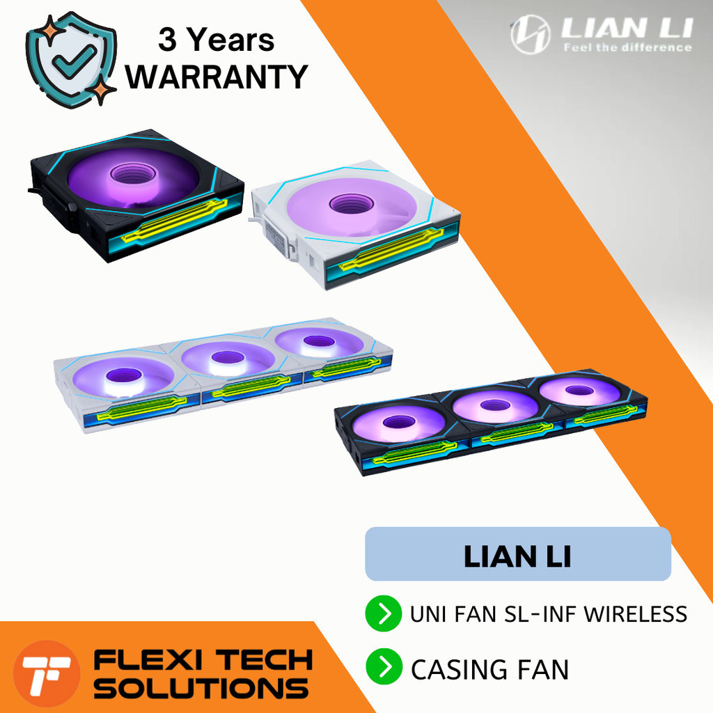 Flexi Tech LIAN LI UNI FAN SL-INF Wireless (Normal/Reverse Blade) 120MM ...