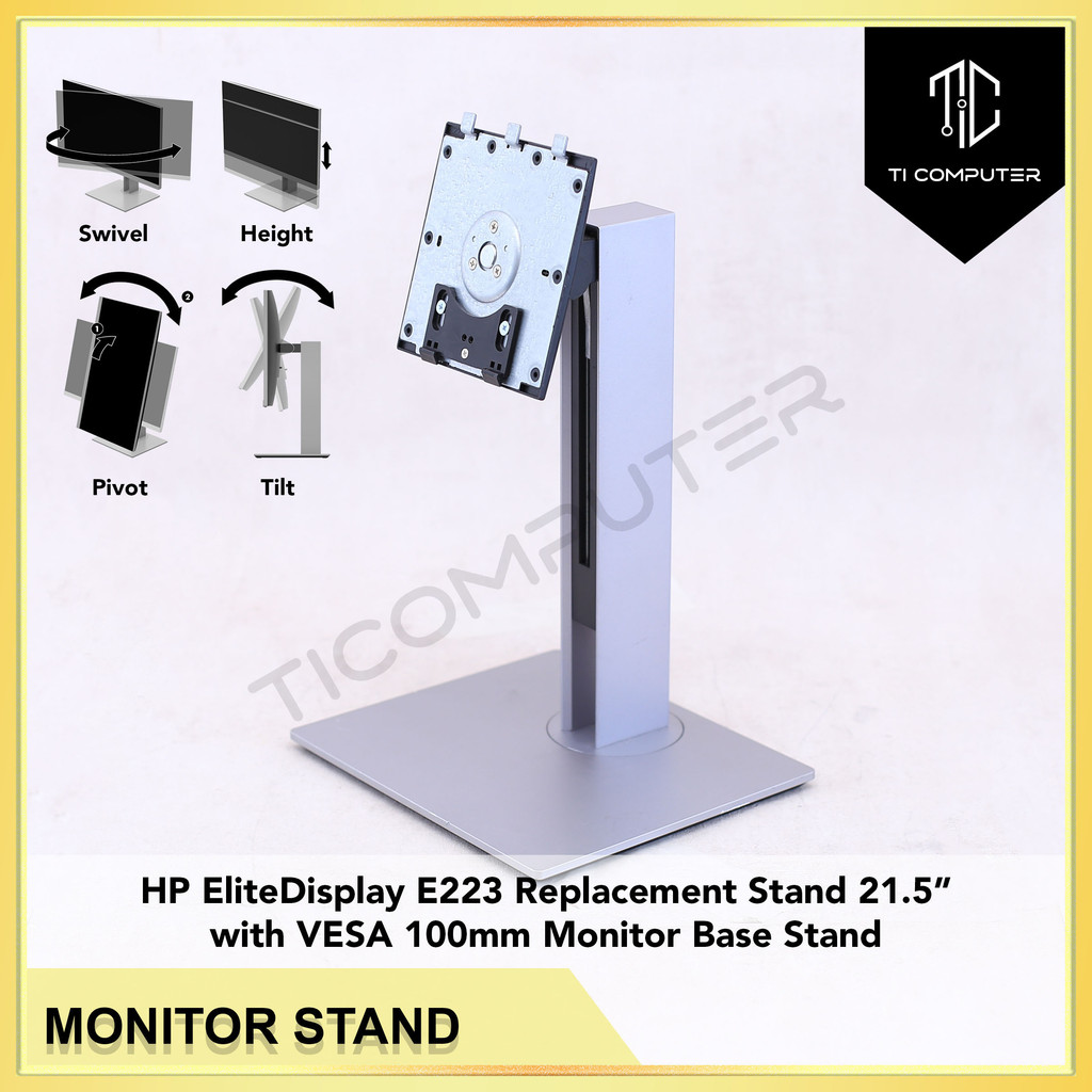 HP EliteDisplay E223 Replacement Stand 21.5 inch with VESA 100mm ...