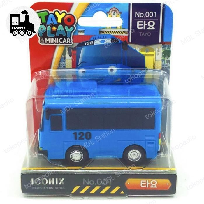 XCMH Iconix Tayo The Little Bus Mini Car - Tayo (No. 001) | Shopee Malaysia