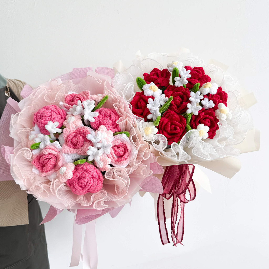 SHIOK Crochet Flower Bouquet | Sejambak Bunga Kait BOUQUET-23-3 ...