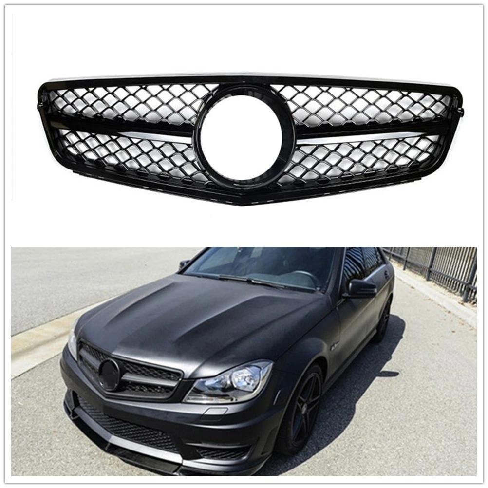 AMG Style Front Grille For Mercedes Benz W204 C Class 2008-2014 C180 ...