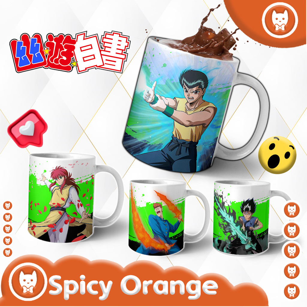 GHOST FIGHTER YUYU HAKUSHO ANIME MUG DESIGN SPICYORANGE | Shopee Malaysia