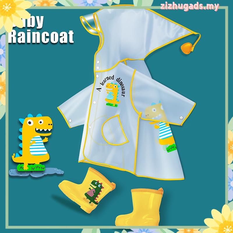 Children's Raincoat Kindergarten Poncho Baby Pupils Boys Girls Student Cloak Transparent Cute ...