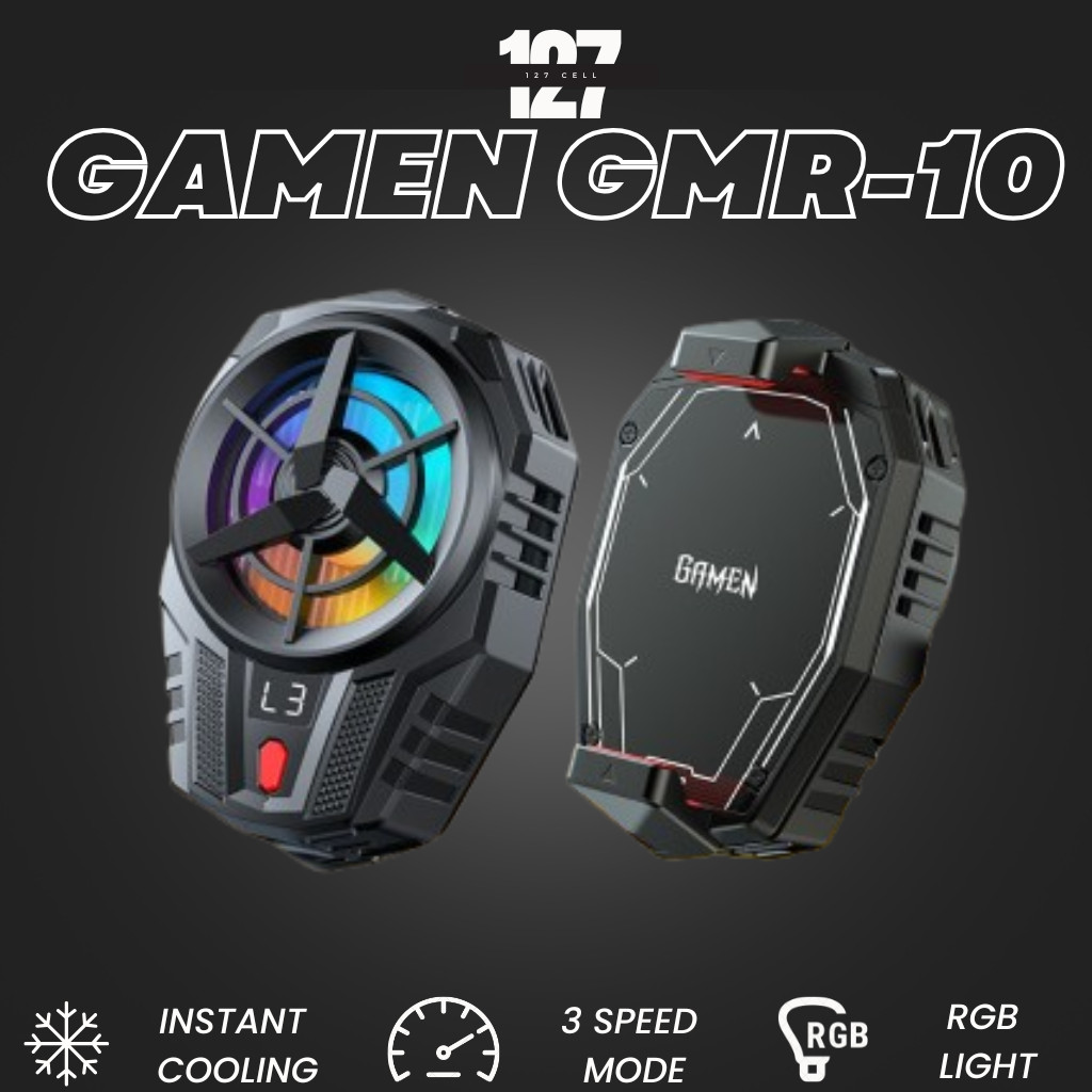 GAMEN GMR10 Gaming HP Fan – Smart Cooler Digital Display | Fast Cooling ...