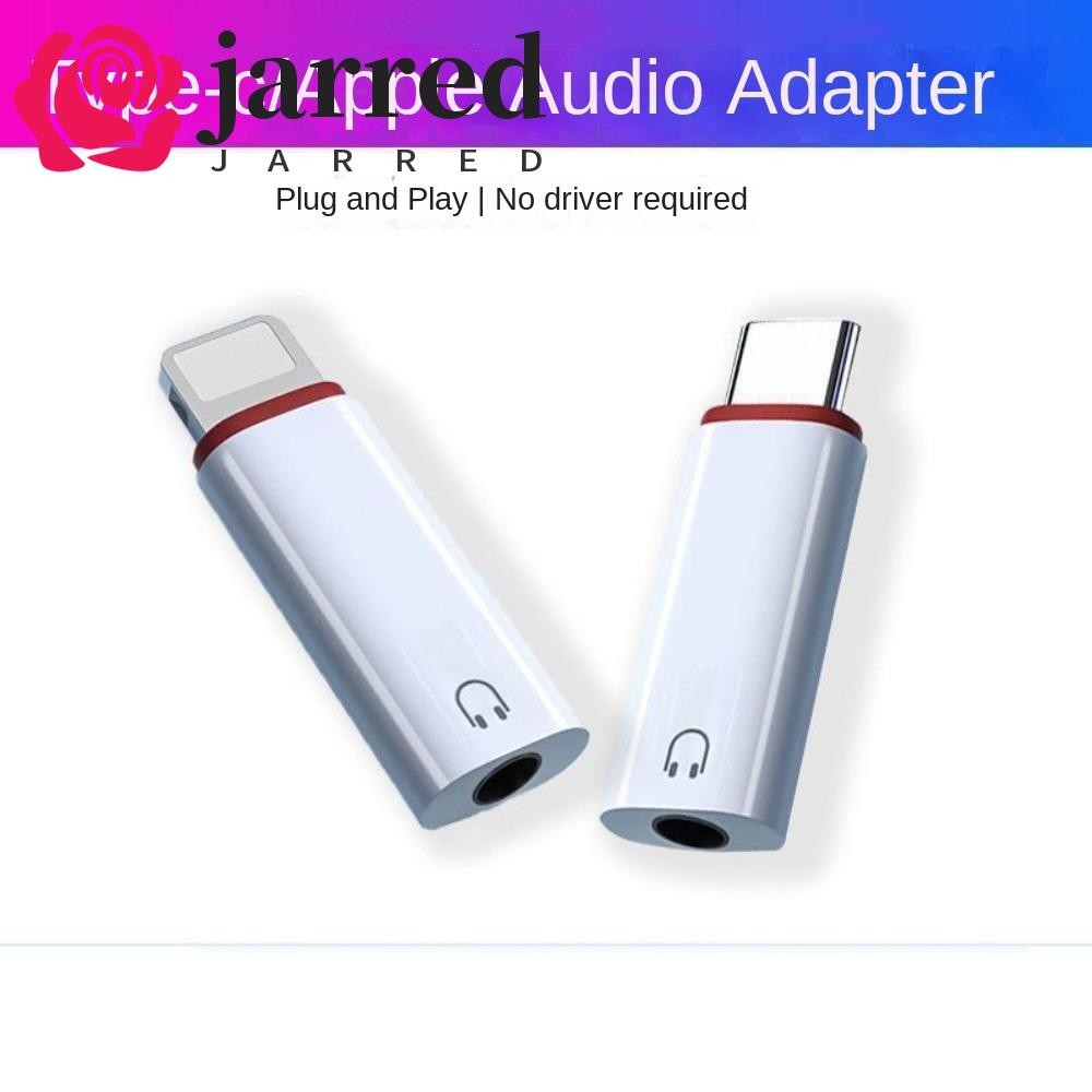 JARRED Wired Headset Type C Converter, AUX Adapter Audio Cable Type-C ...