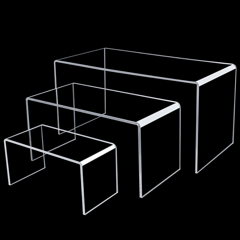 Acrylic rack desktop U-shaped display rack cabinet transparent ...