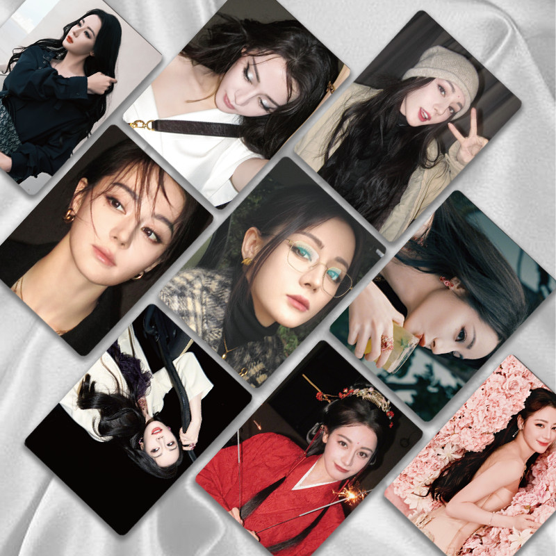 50-55pcs Chinese Drama Actor Dilraba DIli Reba Hologram Lomo cards VEIL ...