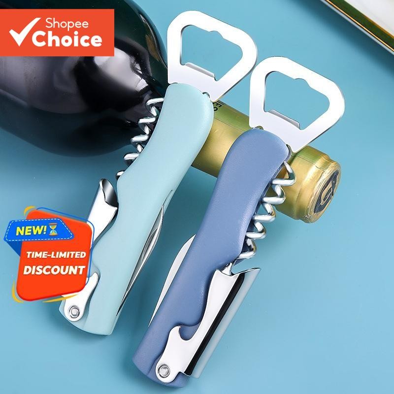 Home Steel Beer Wine Opening Tools 4 In 1 Stainless Steel Wine Opening ...
