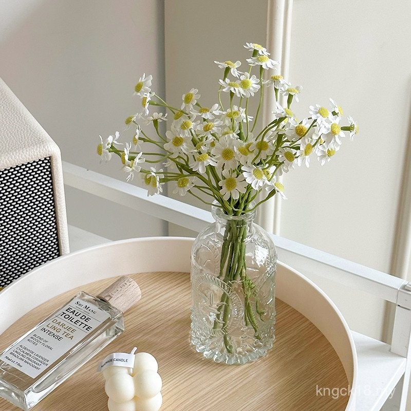 Chamomile Daisy Bunga Buatan Simulasi Bunga Hiasan Ruang Tamu Desktop ...