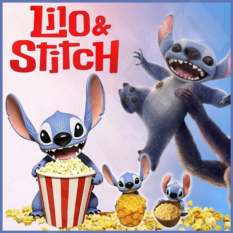 Lilo & Stitch 2025 Stitch Popcorn Bucket Cartoon Decorative Food ...