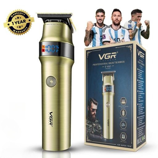 VGR (Super LARGE Battery) V-991 Professional hair trimmer metal Mesin Gunting Rambut Clipper ...
