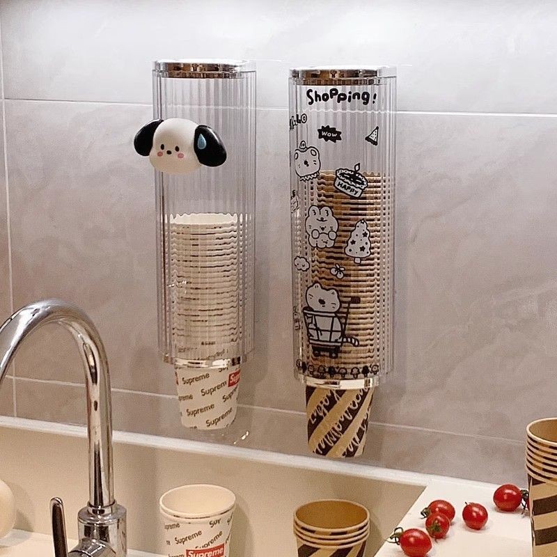 High-value Transparent Disposable Cup Cup Extractor Paper Cup Holder ...