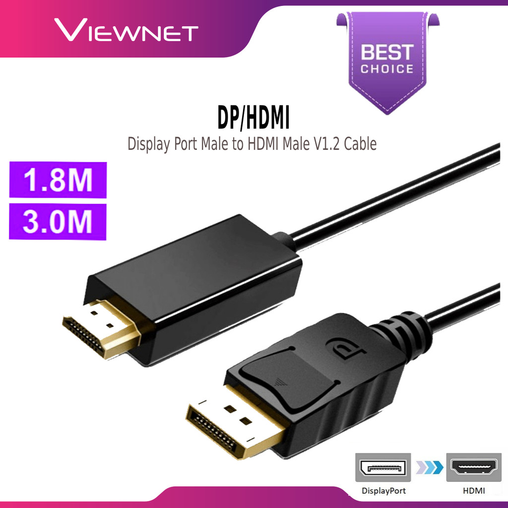 1080P DISPLAY PORT TO HDMI CABLE CONVERTER ADAPTER DP TO HDMI | DISPLAY ...