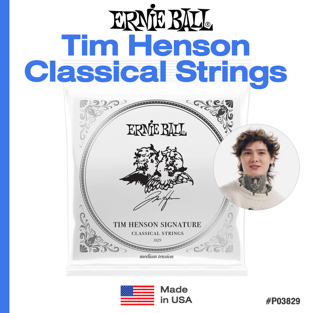 *Made in USA * Ernie Ball Tim Henson Signature Classical Guitar Strings ...