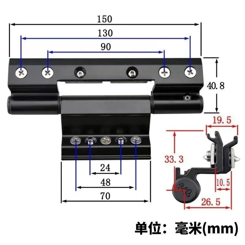 Easy Installation Hinge Hinge Broken Bridge Aluminum Door Window Hinge ...
