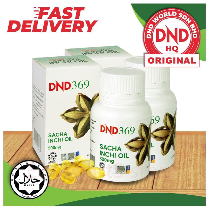 ORIGINAL DND369 60SOFTGEL DOKTOR NOORDIN DARUS SACHA INCHI MINYAK SACHA ...