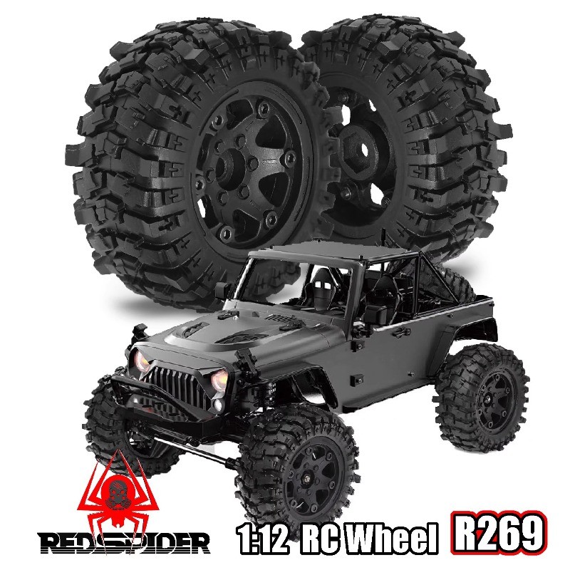 RS Red Spider 1/12 Climbing Car Accessory - 1.9 - inch Plastic - Rim ...