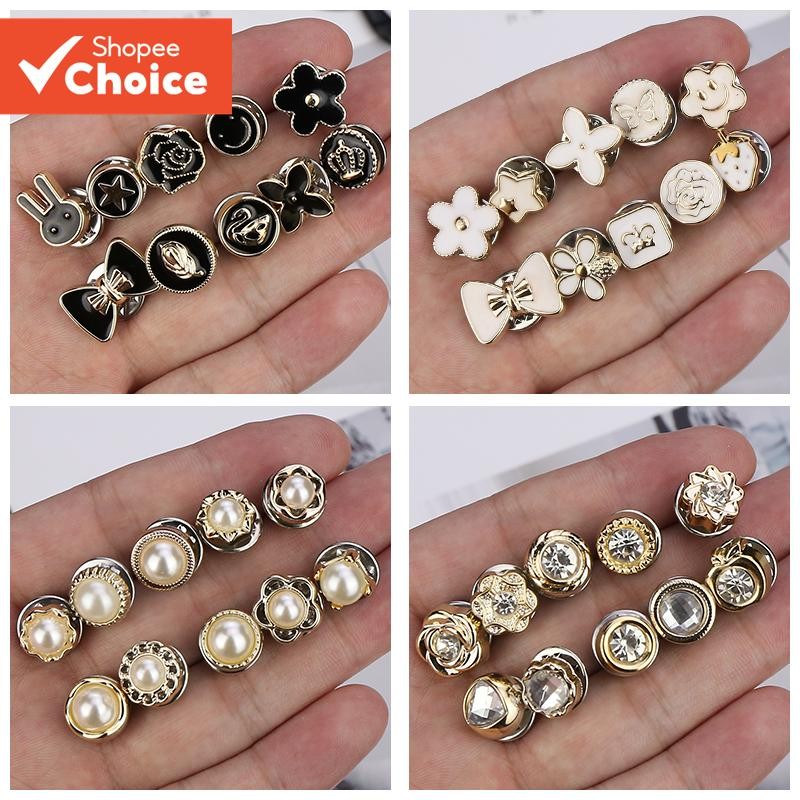 Anti-glare Button High-End Concealed Button Ladies Clothes Sweater ...