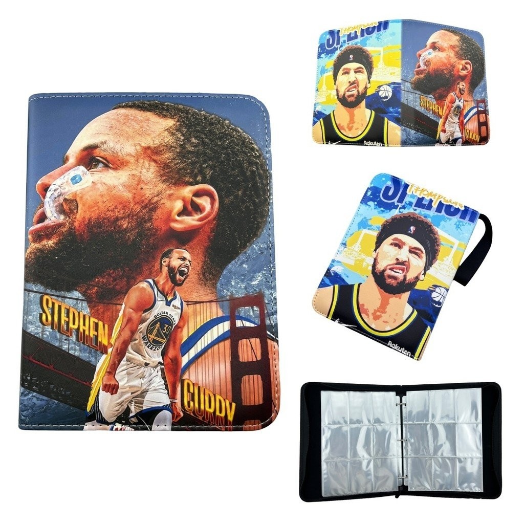 NBA Basketball Star 4-Grid 9-Grid Card Book Card Bag Storage Bag High ...