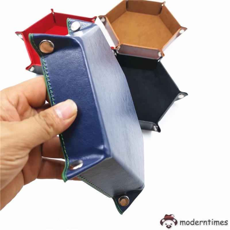 Dice Tray Foldable Metal Dice Rolling Tray Holder Storage Box for RPG ...