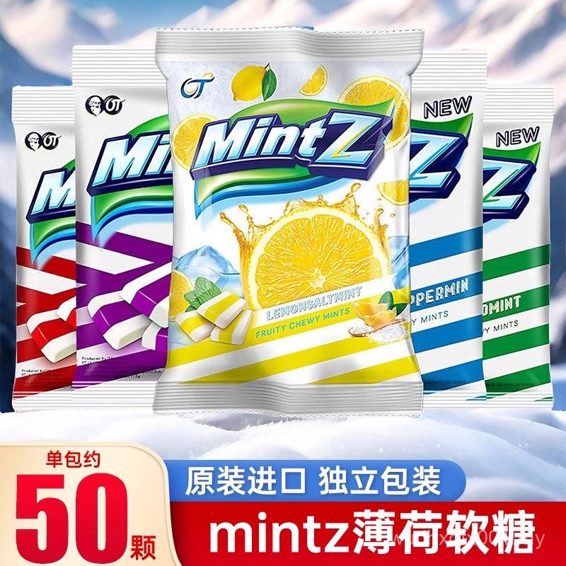 Mintz Mintz Mintz Gummy Mintz Mint Candy Double Mint Indonesia Imported ...