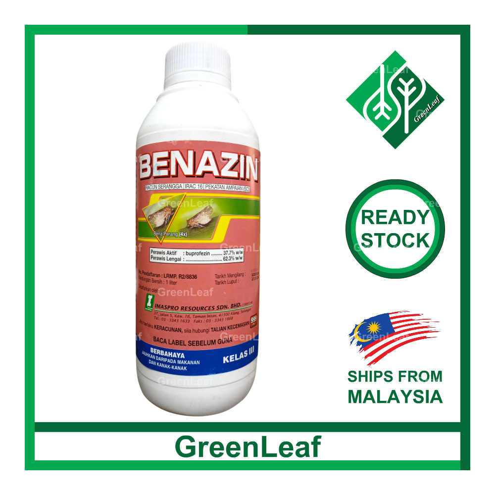 Benazin 1L Buprofezin 37.7% Racun Serangga Pengawal Pertumbuhan ...