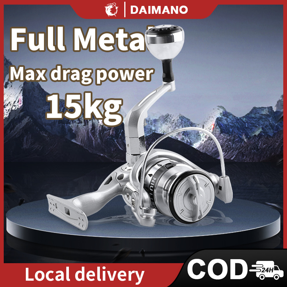 Dainamo Reel spinning Mesin Pancing Spool Series Saltwater Spinning ...