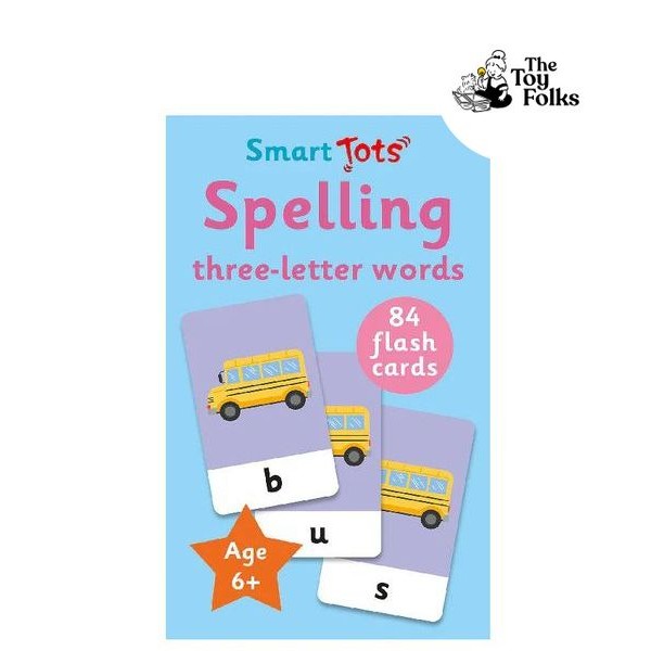 Imagine That Publishing Smart Tots Flash Cards Spelling Three Letter ...