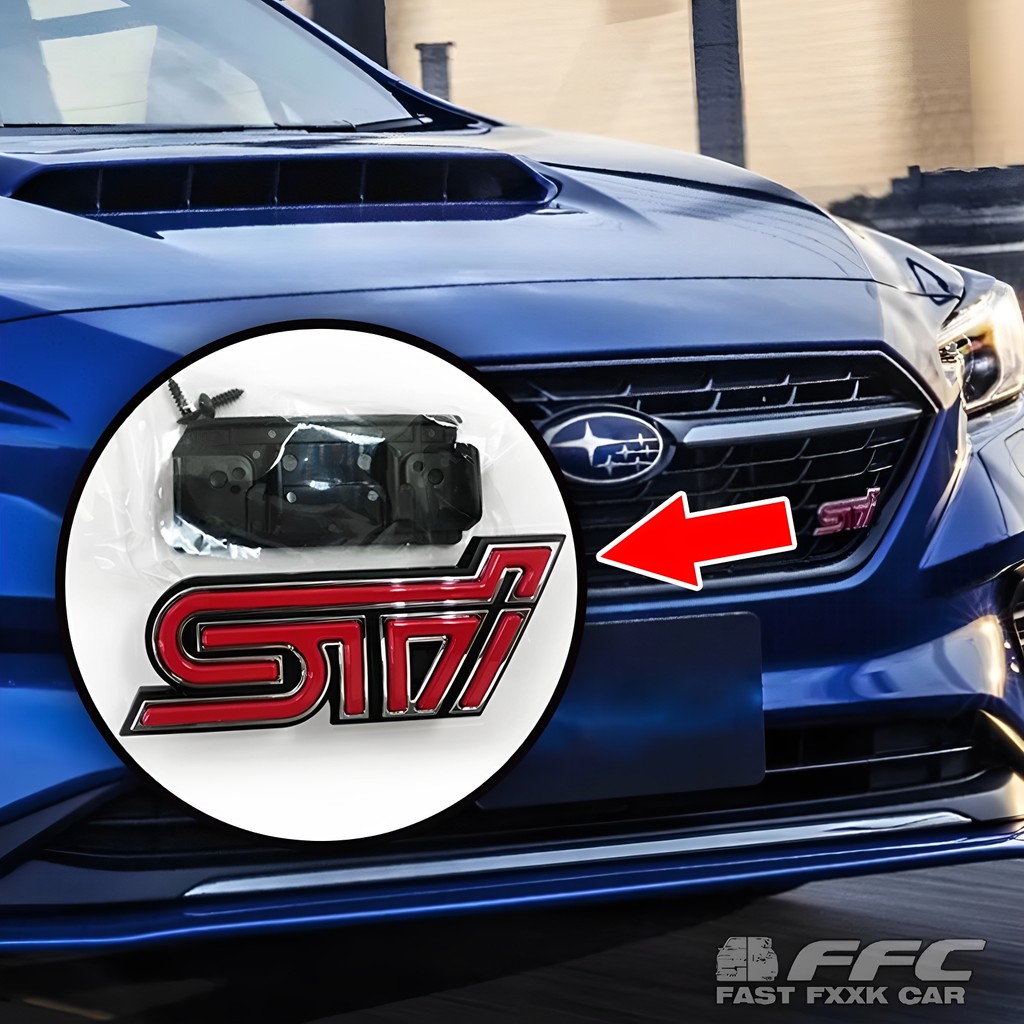 Subaru Levorg VN STI Grille Badge Levorg STI Rear Badge Front and Rear ...
