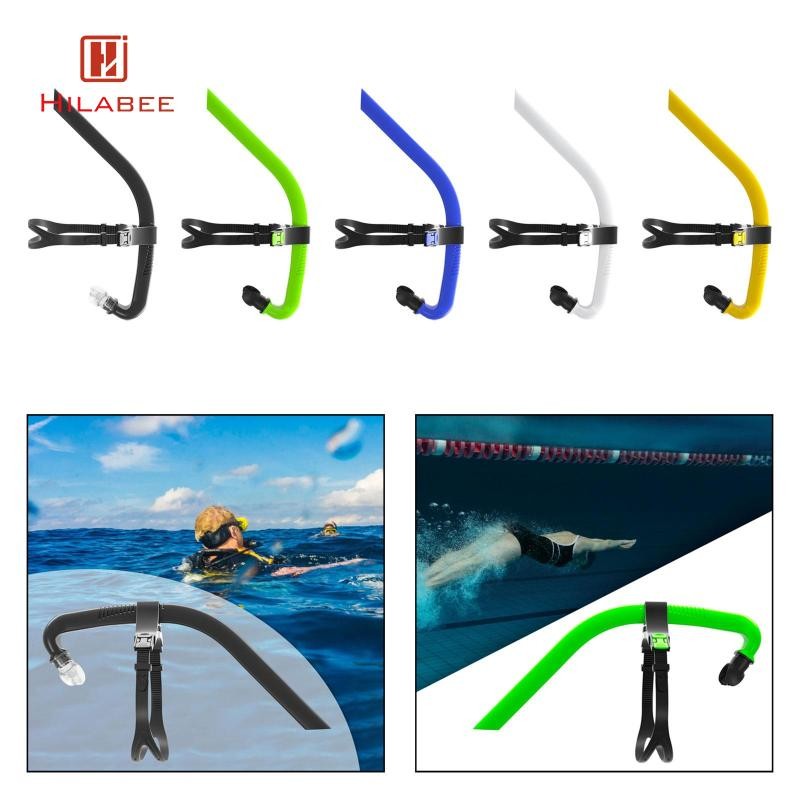 HILABEE Scuba Diving Snorkel Swim Front Snorkel Lightweight Breathing ...
