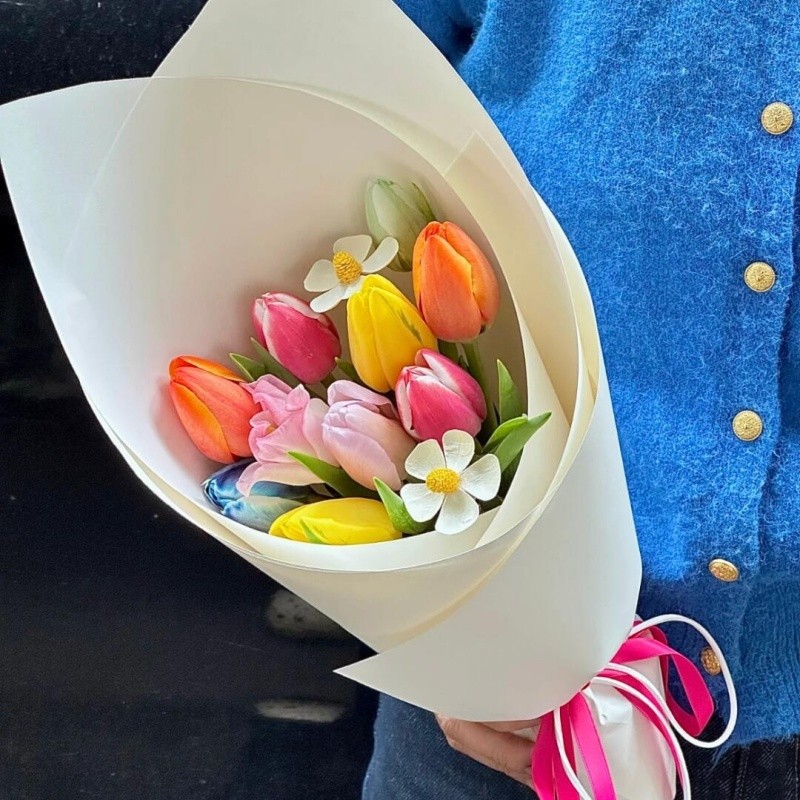 Tulip High-value Dopamine Simulation Soap Flower for Girlfriend ...