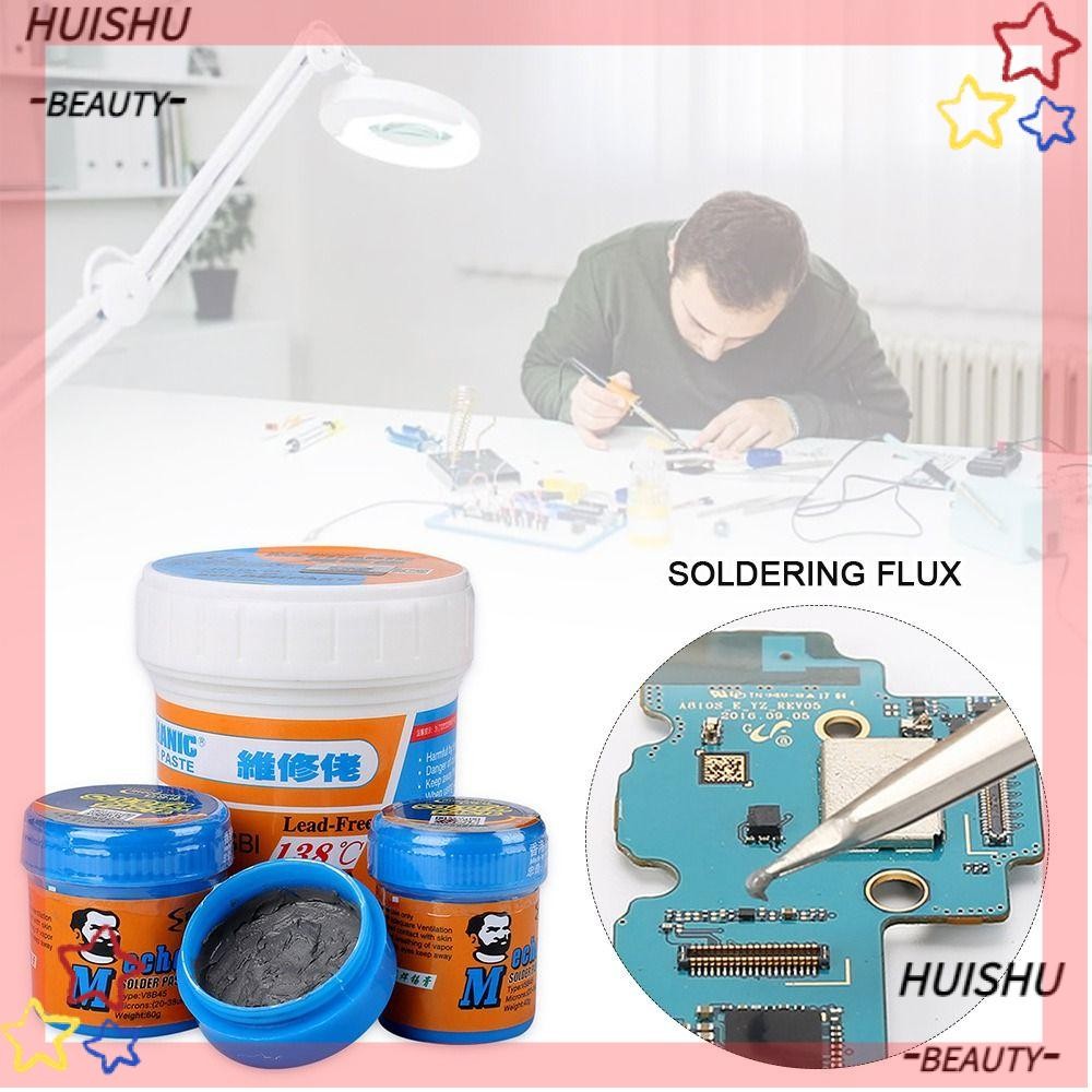 HUISHU Tin Paste, Low Medium Temperature Tin Sn63 Soldering Flux ...