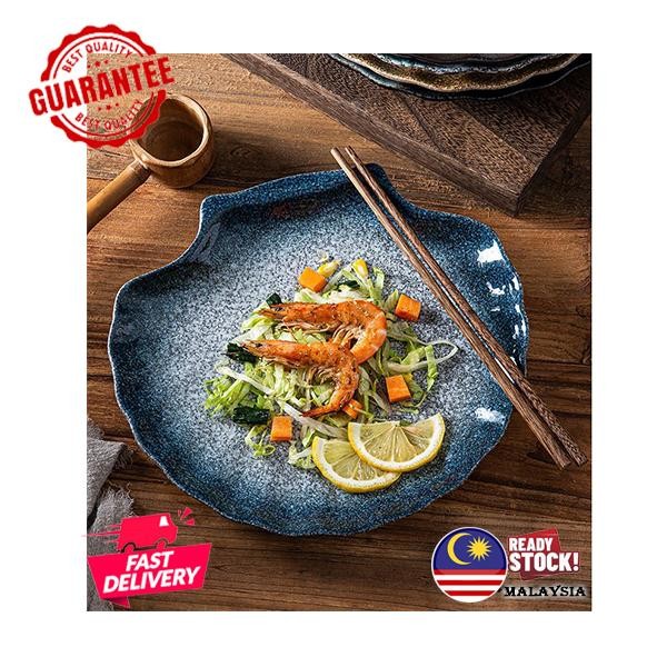 Prochef. 10 inch Seramik Pinggan Plat Bentuk Kerang. 10" Shell Shape ...