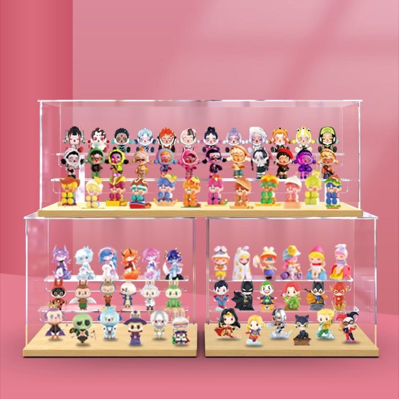 Transparent Acrylic Display Box Pop Mart Blind Box Organizer Storge ...
