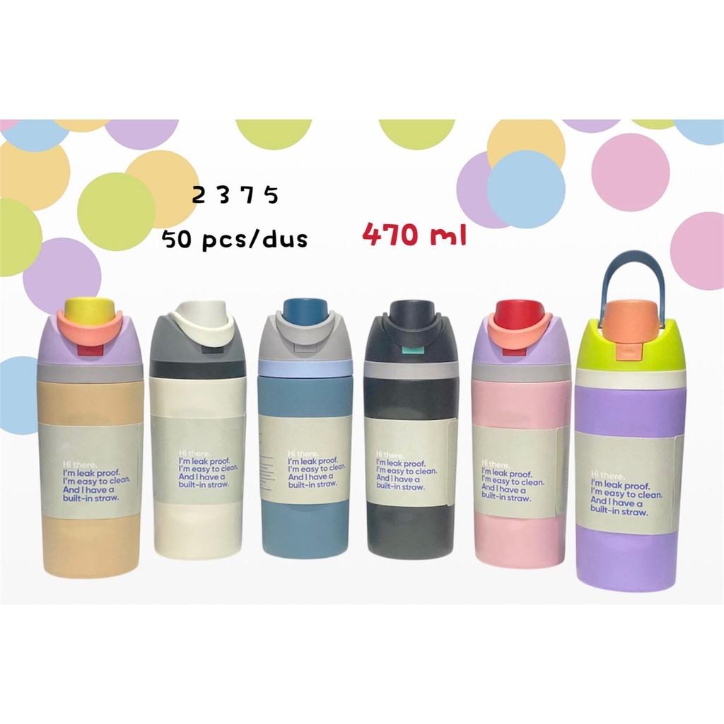 TERMOS Owala FreeSip Look Alike Thermos (Mirror) Tumbler Stainless SUS 304 2375 470ml 2376 560ml ...