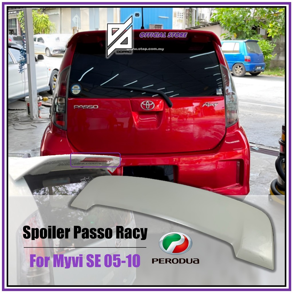 PERODUA MYVI 2005-2010 Rear Spoiler ABS with 3rd Brake Light | MYVI ...
