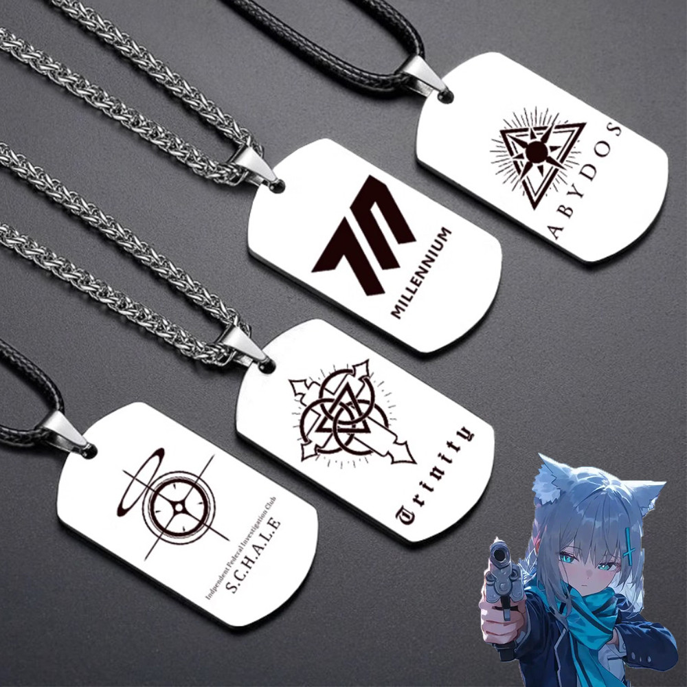 Anime Game Blue Archive The Animation Necklace Abydos Sunaookami ...