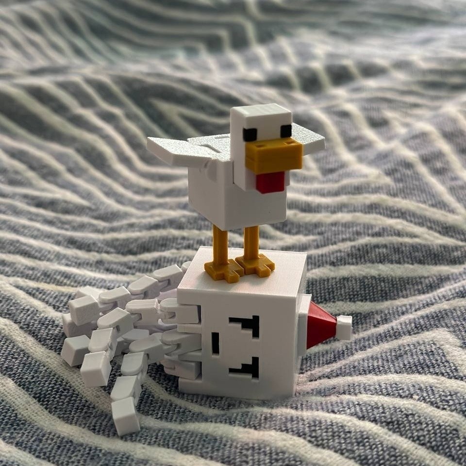 Minecraft Minecraft Minecraft Movie Chicken Movable Refrigerator ...