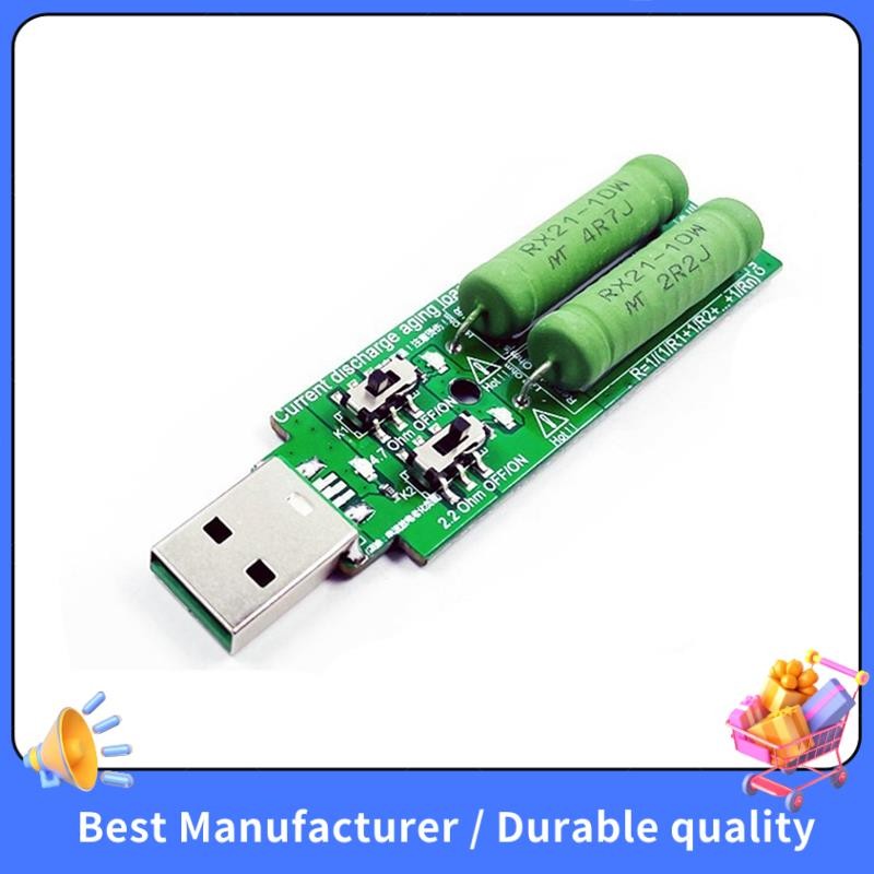 【NEW】1 Piece USB Resistor Electronic Load with Switch Adjustable 5V1A ...
