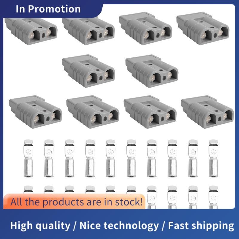 10Pcs for Anderson Style Plug Connectors DC Power Tool 50A 12-24V 6AWG ...