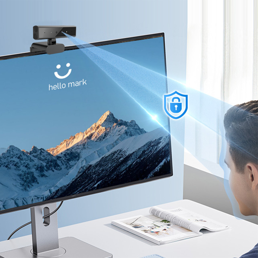 Identification Login Web Camera for Windows Hello with Base USB ...