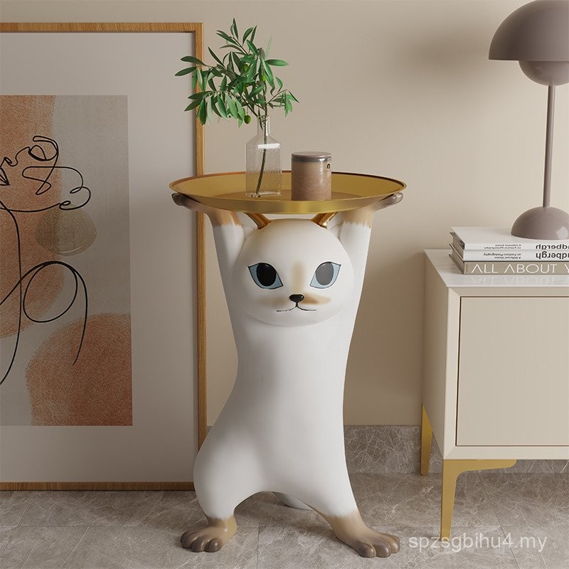 Enchanting Cat Coffee Table Welcome Large Living Room TV Cabinet Sofa ...