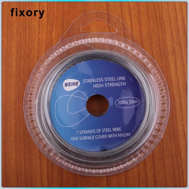 fixory 10 steel wire line Trace Coating Wire er Coating Jigging Wire ...