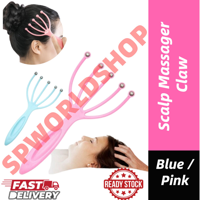 READY STOCK!!! Scalp Massager Claw – Portable Handheld SPA Head ...