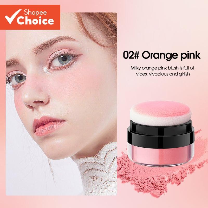FOMIX Lightweight Soft Color Blush: Mushroom-Puff Cushion with Blush ...